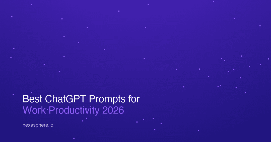 30 Best ChatGPT Prompts for Work Productivity (That Actually Save You ...
