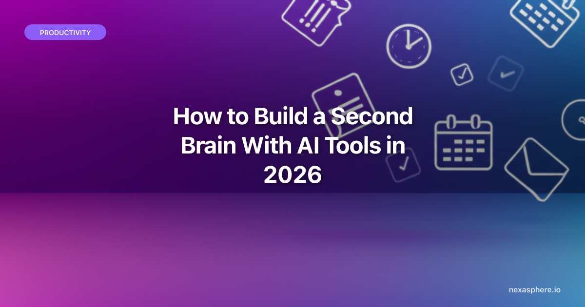 How to Build a Second Brain With AI Tools in 2026 (A Practical, No-Hype ...