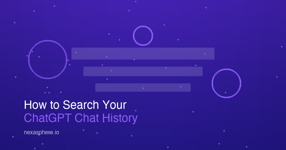 How to Search Your ChatGPT Chat History (And Actually Find What You ...